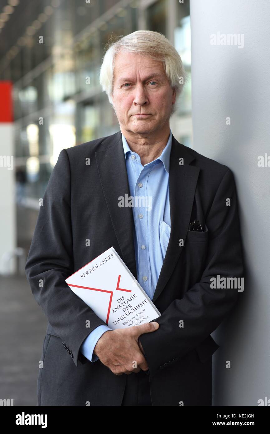 Per Molander at the 69th Frankfurt Book Fair in Frankfurt/Main, Germany ...
