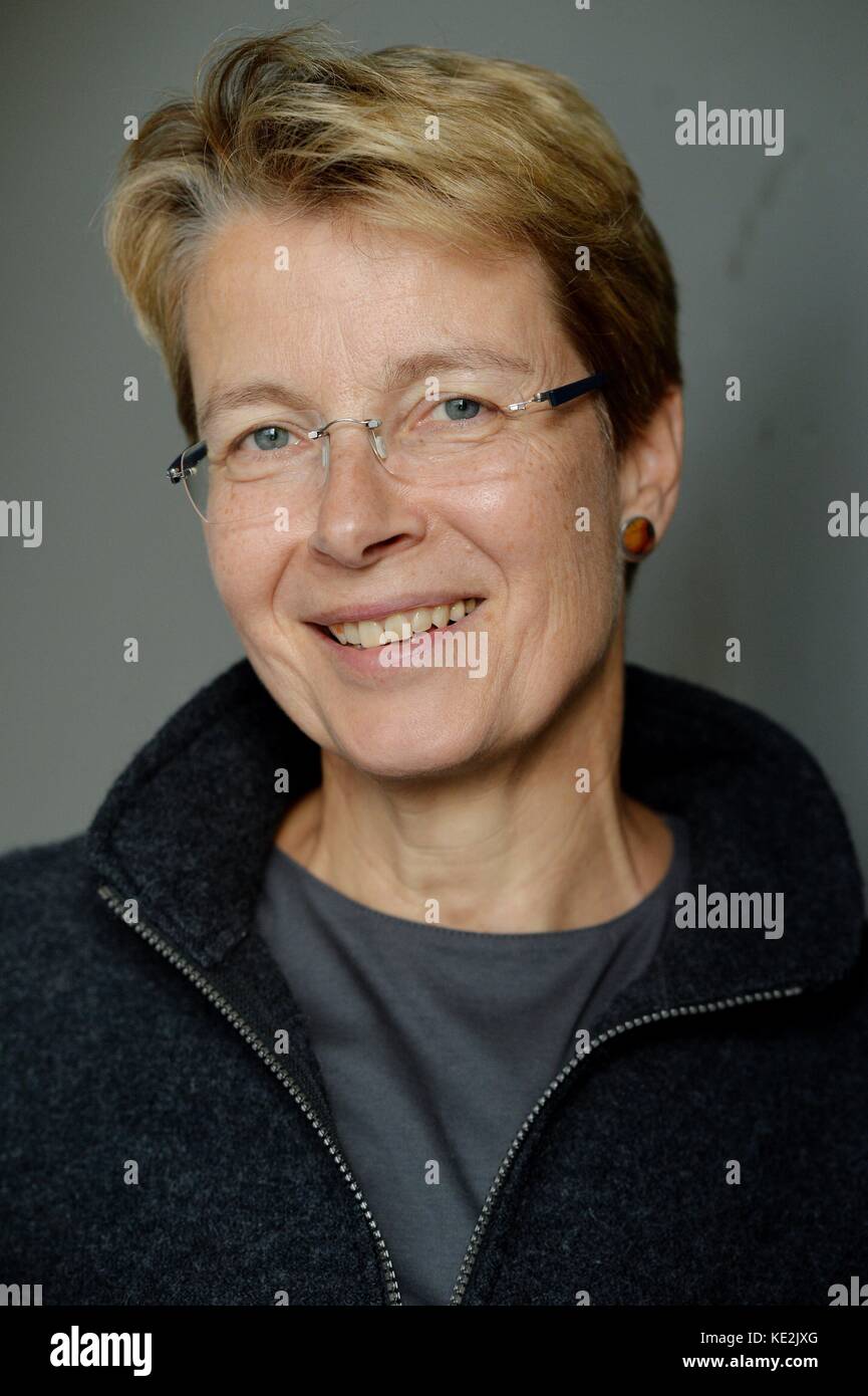 Andrea Böhm at the 69th Frankfurt Book Fair in Frankfurt/Main, Germany ...