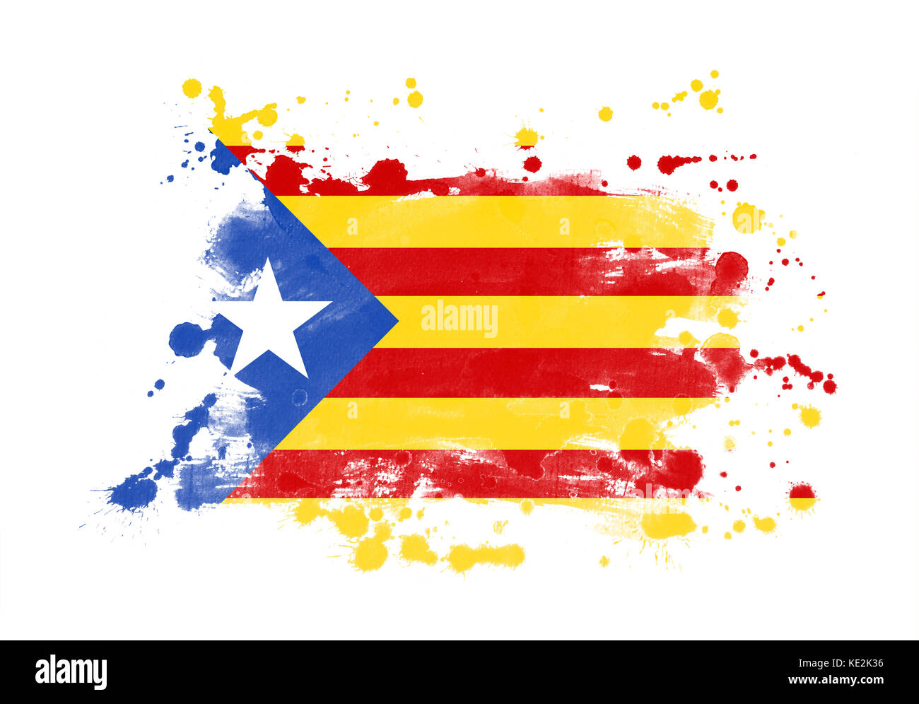 Catalan flag Cut Out Stock Images & Pictures - Alamy
