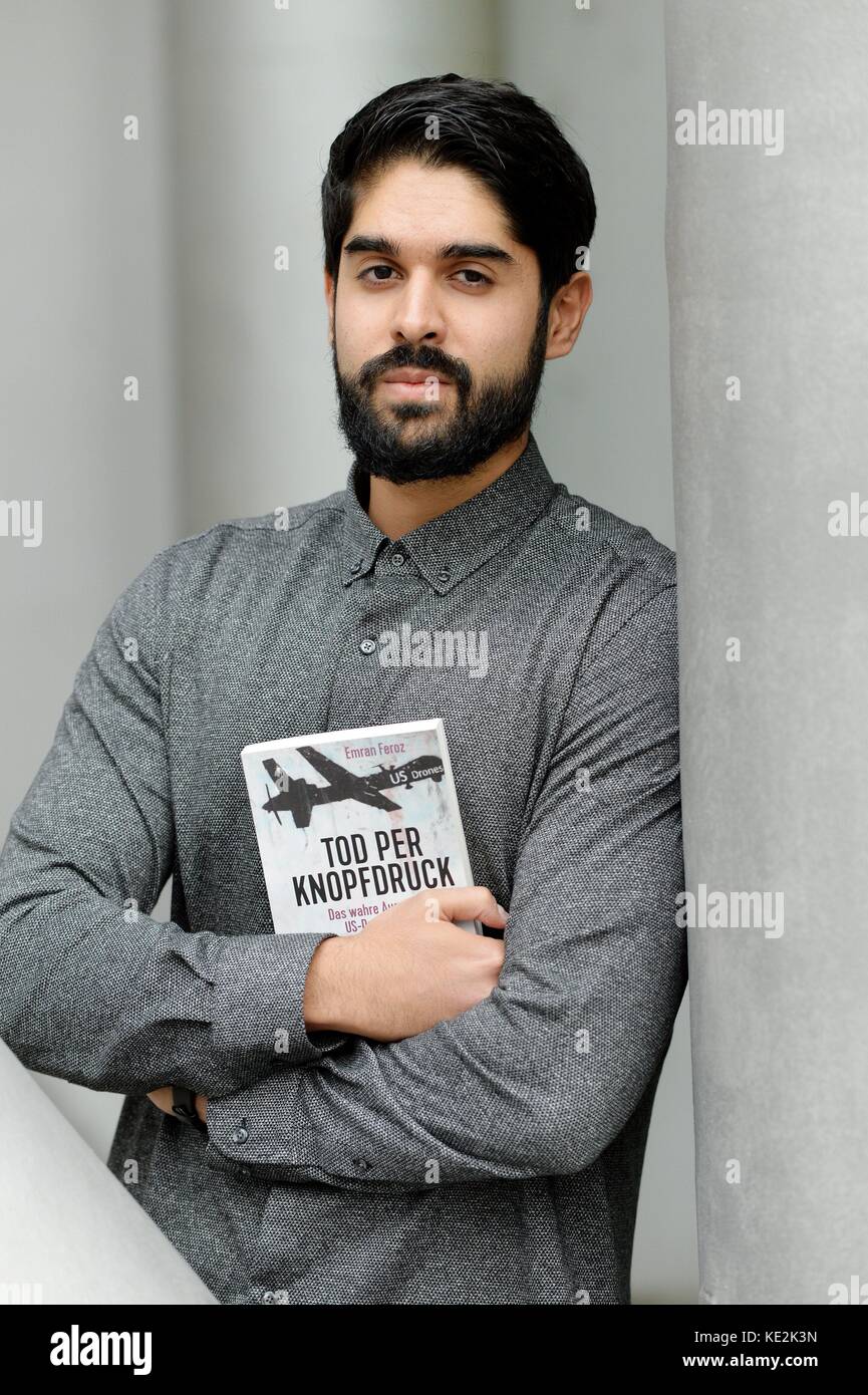 Emran Feroz at the 69th Frankfurt Book Fair in Frankfurt/Main, Germany, October 2017. | usage ...