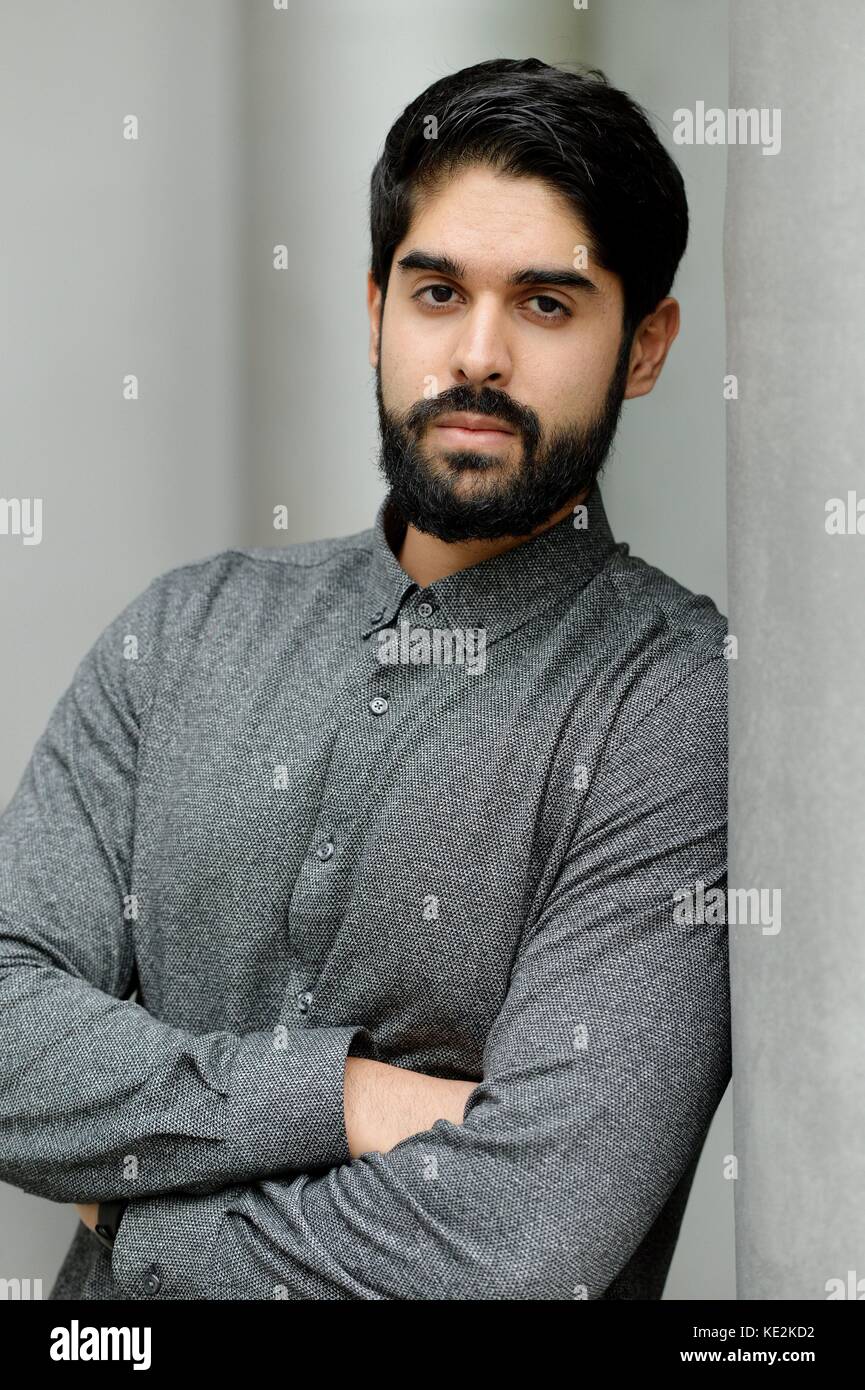 Emran Feroz at the 69th Frankfurt Book Fair in Frankfurt/Main, Germany, October 2017. | usage ...