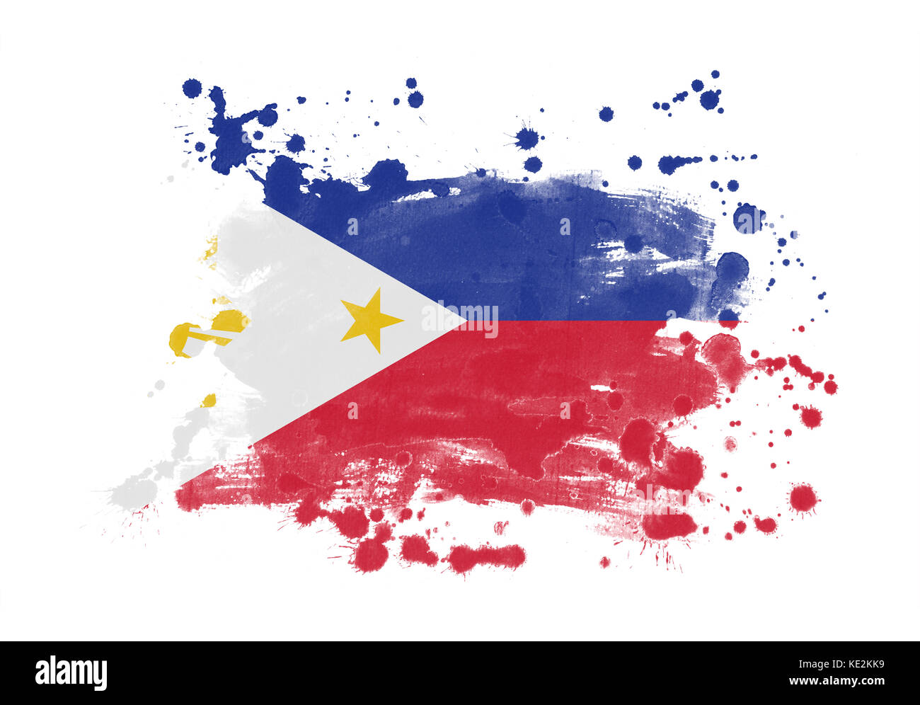 Wallpapers Philippines Flag Paint