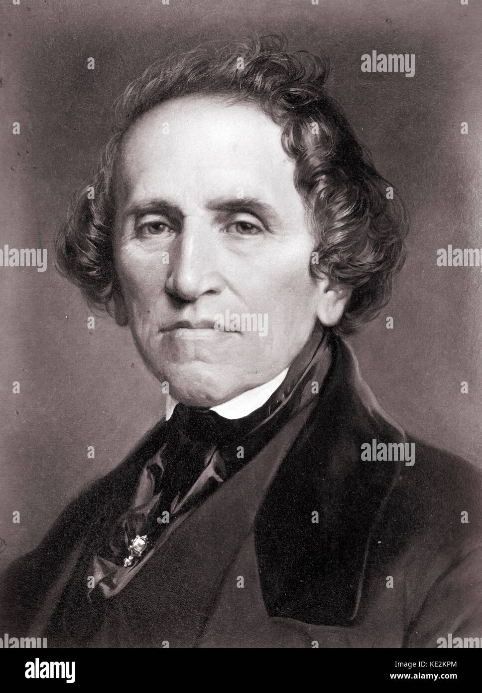 Giacomo Meyerbeer - portrait of the German Composer by G. Jager 5 ...