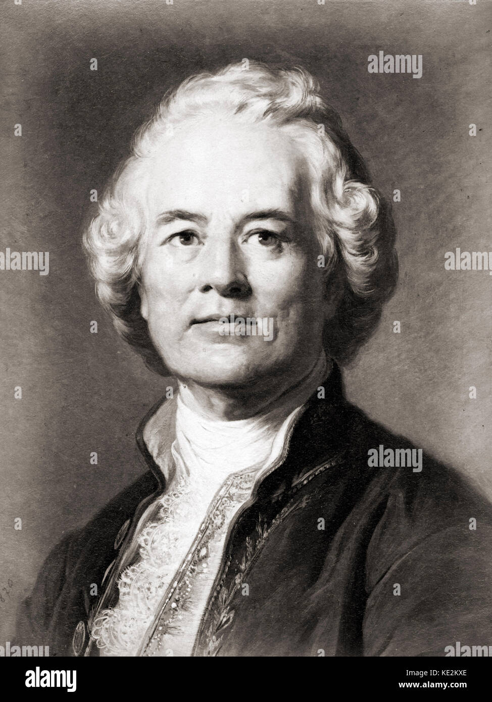 Christoph Willibald Gluck - portrait of the Bohemian-German composer by ...