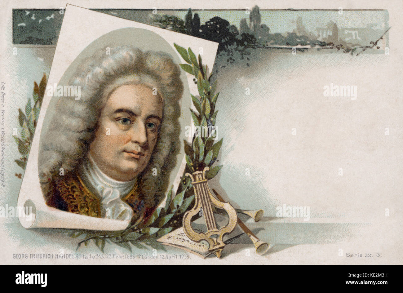 Handel composer portrait hi-res stock photography and images - Alamy