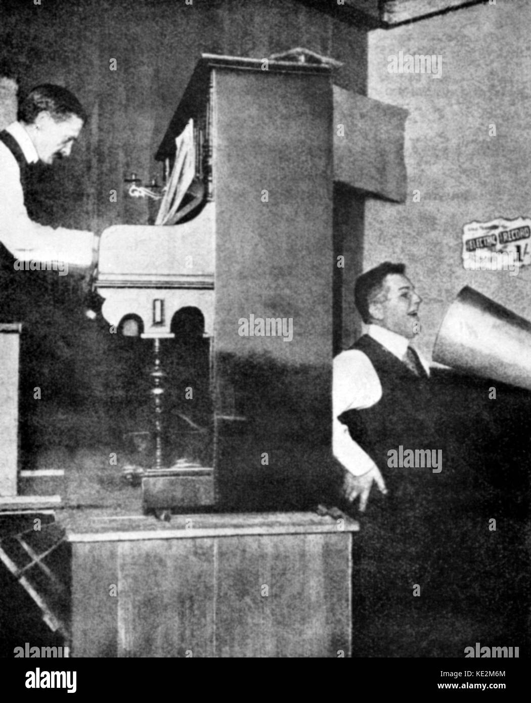 Early recording - Billy Whitlock recording a laughing song. The ...