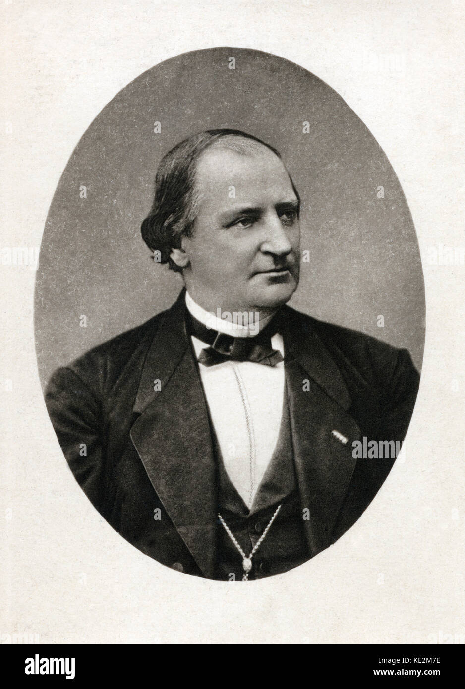Franz Abt - portrait of German composer and conductor. 22 December 1819 ...