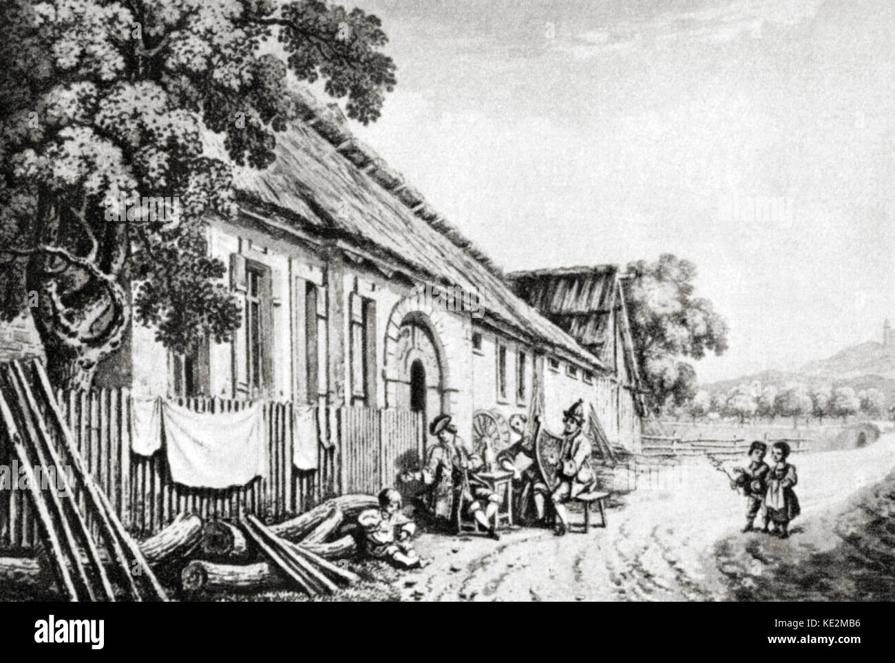 Franz Joseph Haydn - birth house in Rohrau, Austria. Austrian composer ...