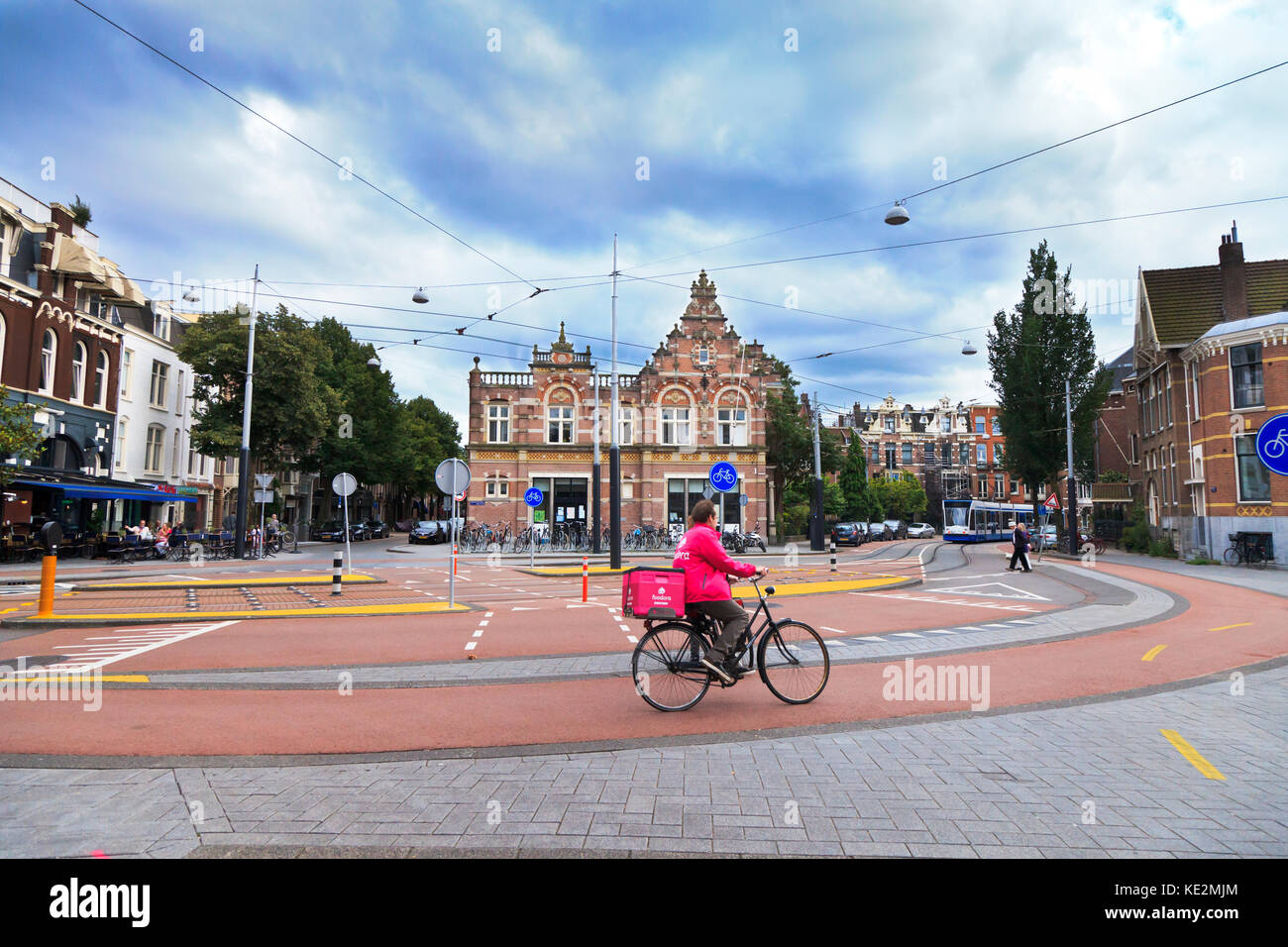 A delivery rider Stock Photo - Alamy