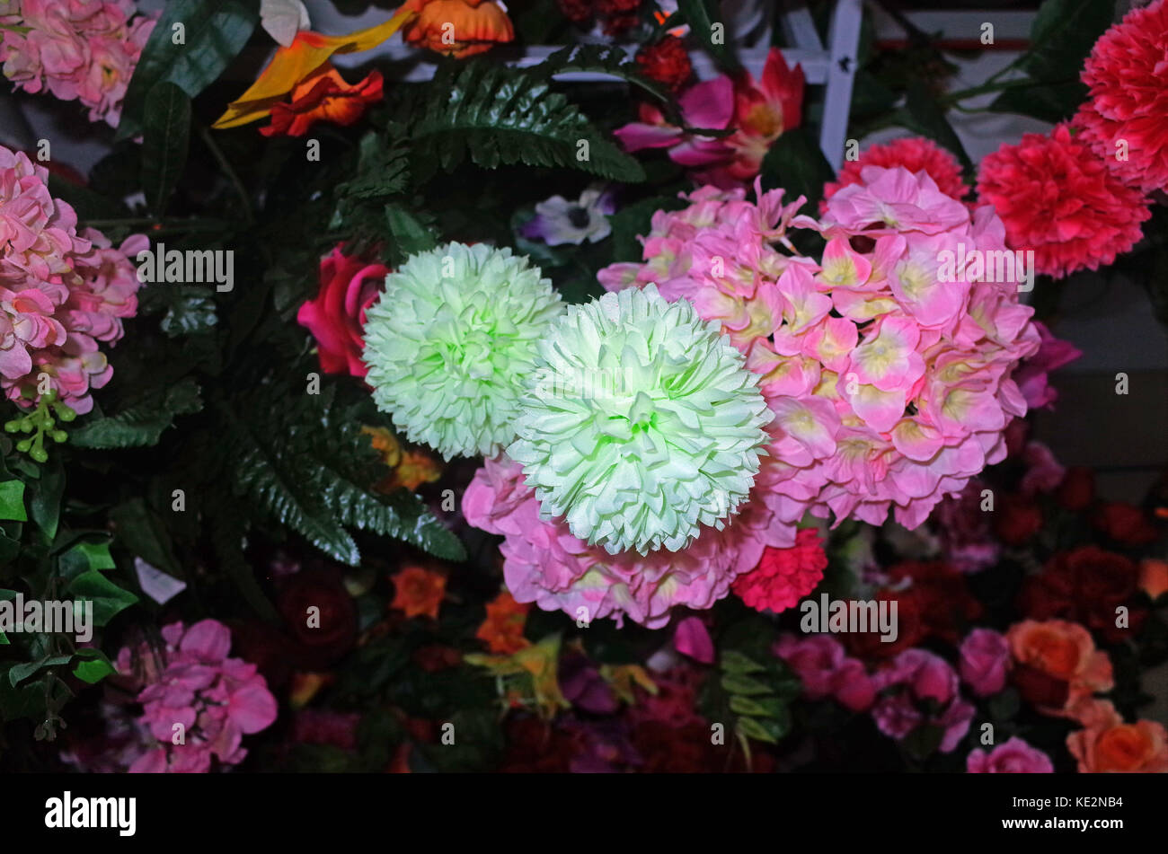 Artificial blooms hi-res stock photography and images - Alamy