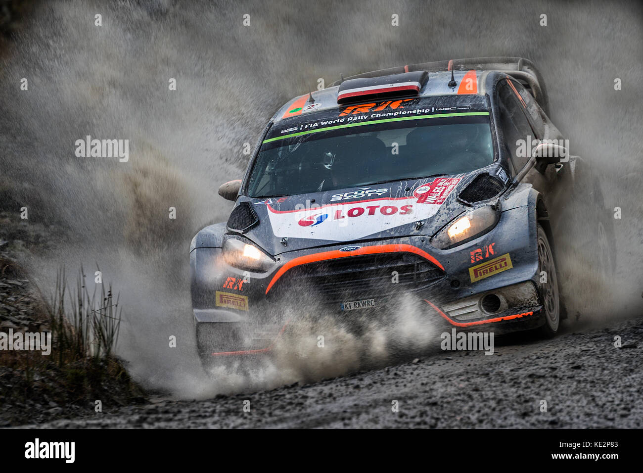 Robert Kubica at the WRC World Rally Championship, Wales Rally GB ...