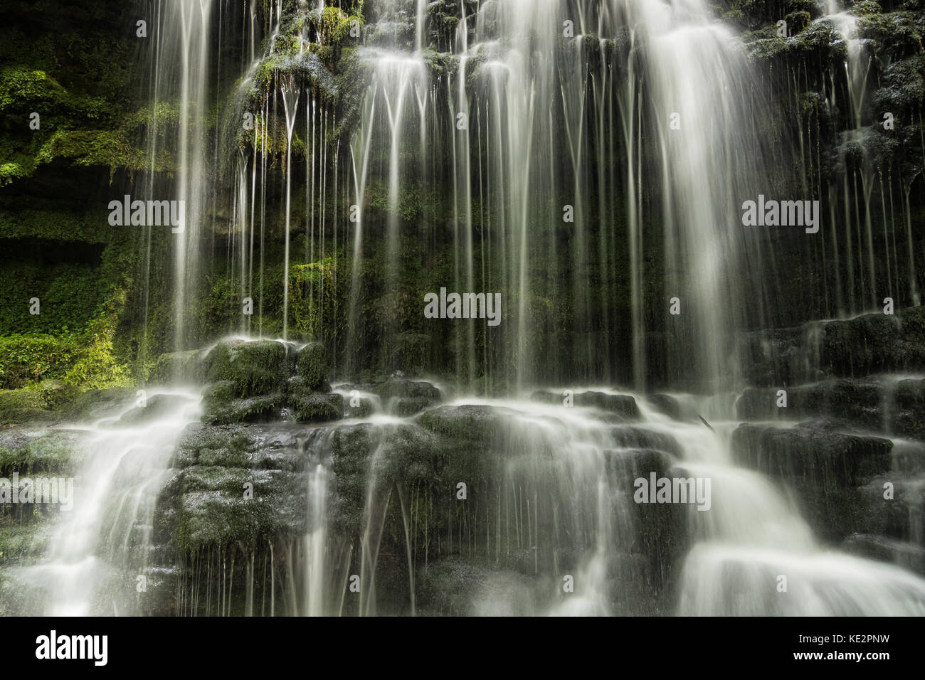 Scaleber Force Waterfall in Yorkshire national park, Yorkshire, England ...