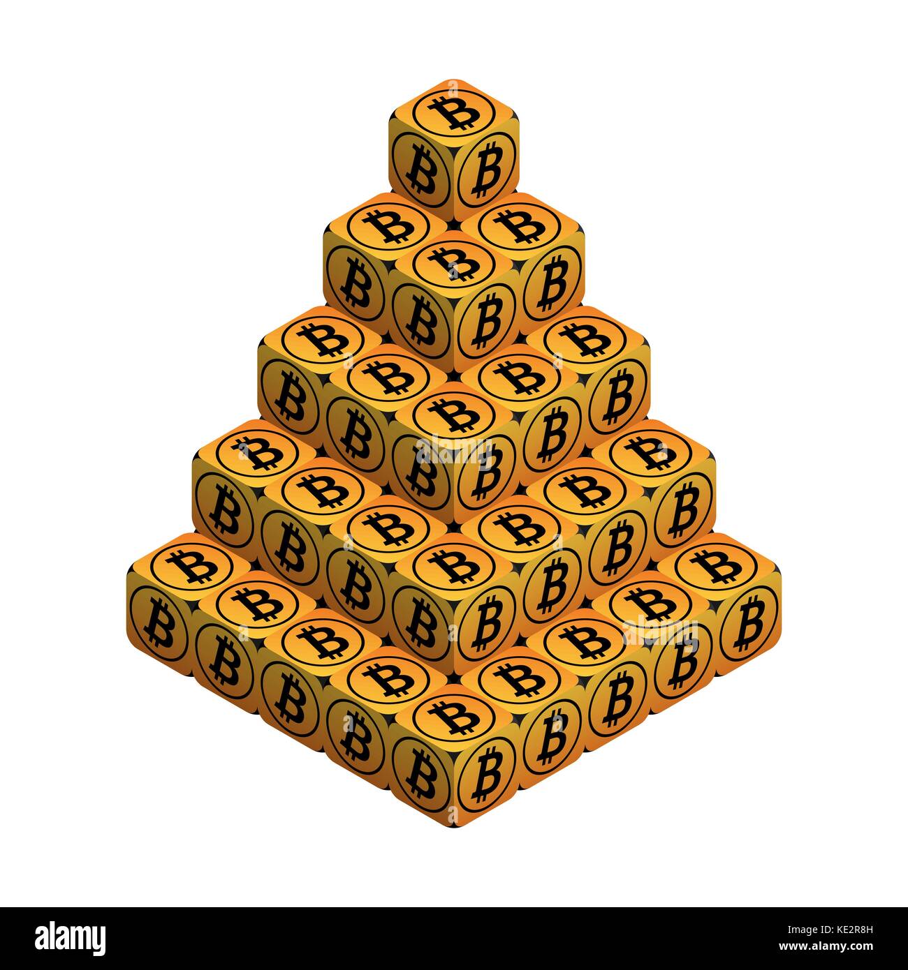 Market square with pyramid Stock Vector Images - Alamy