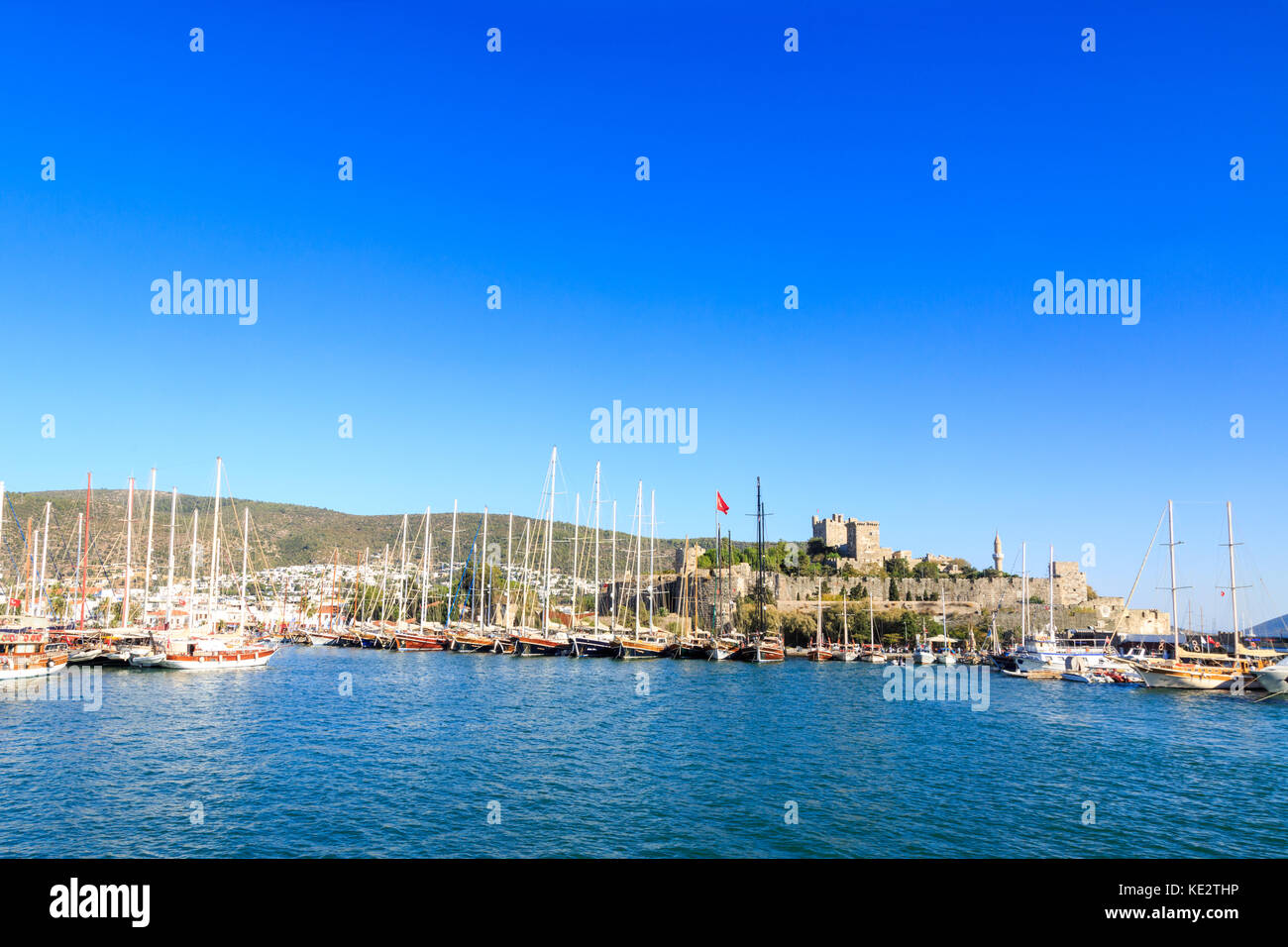 Bodrum castle from sea turkey hi-res stock photography and images - Alamy