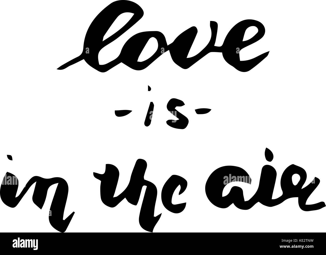 Love greeting concept card Black and White Stock Photos & Images - Alamy