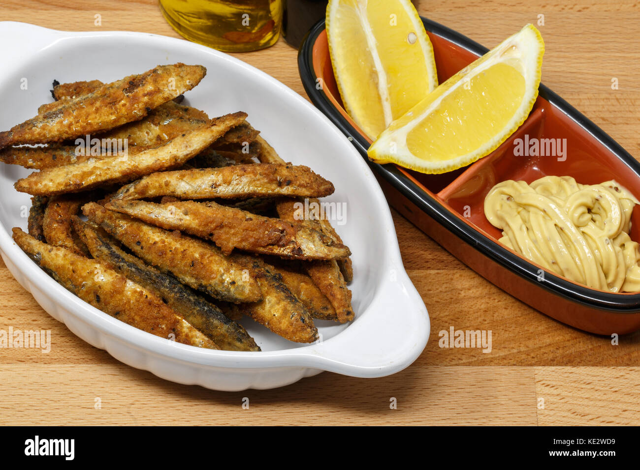 Battered whitebait hi-res stock photography and images - Alamy