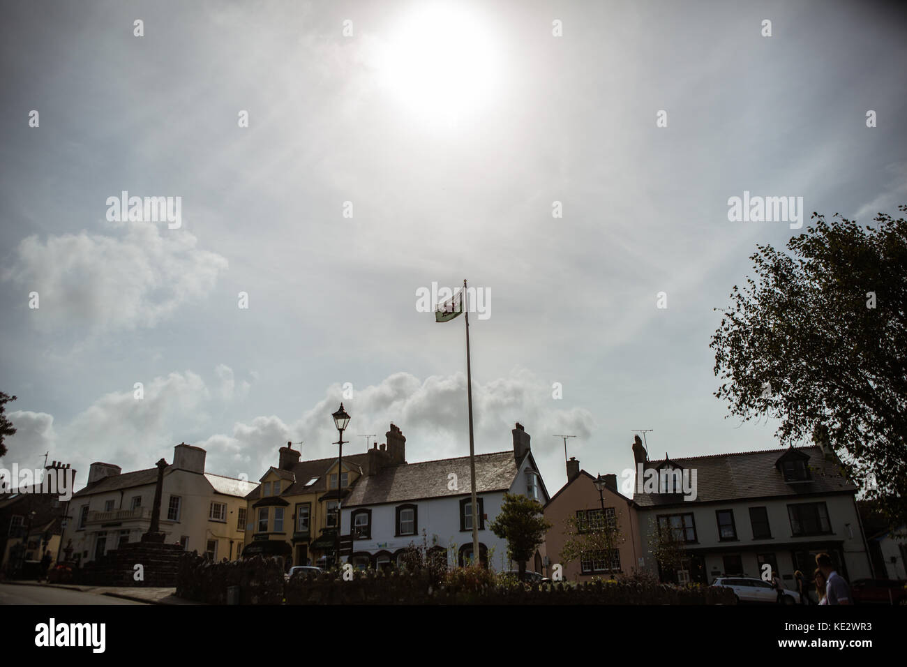 City centre St Davids Stock Photo - Alamy