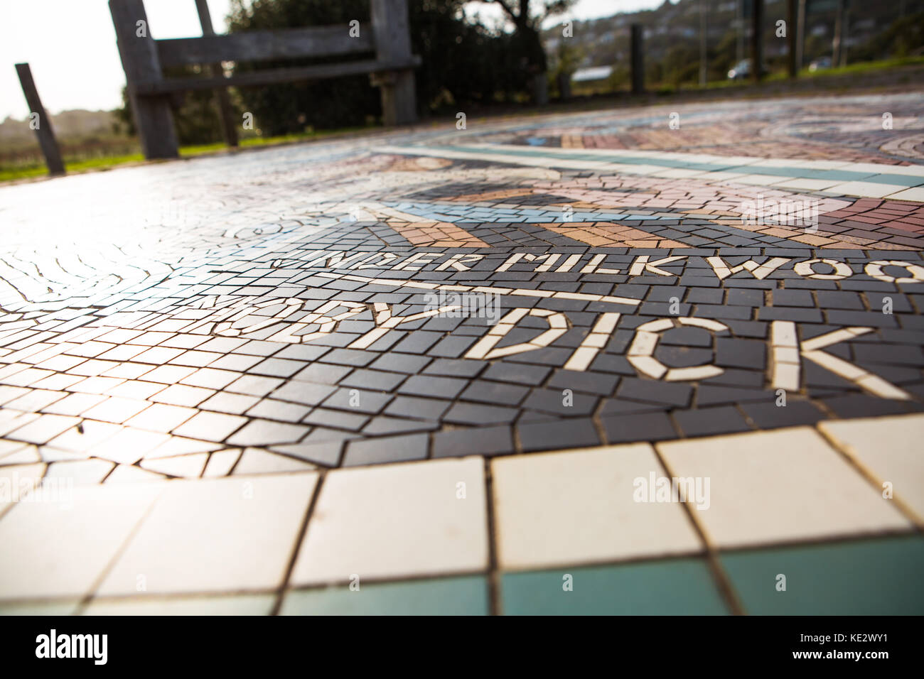 Stone Mosaic Fishguard Stock Photo - Alamy