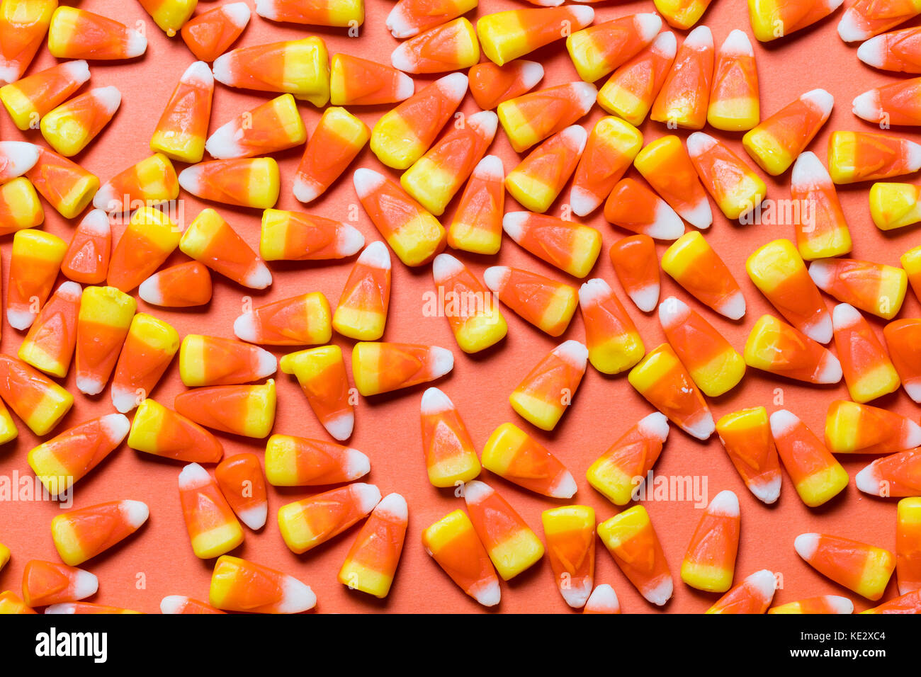Halloween candy corn background Stock Photo - Alamy