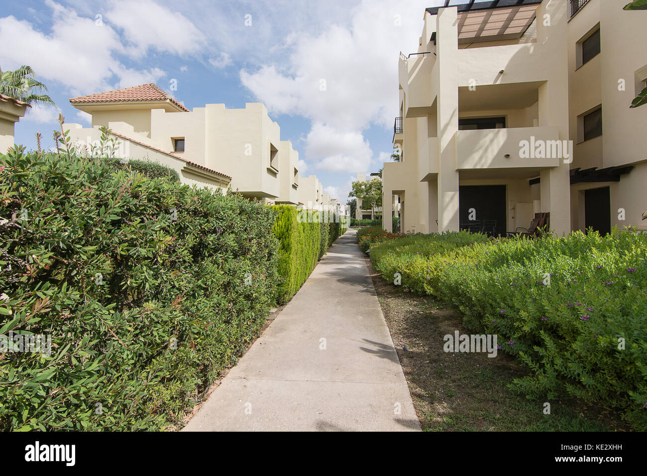 Holiday Resort accommodation Stock Photo - Alamy