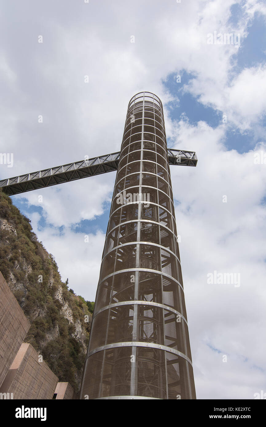 Panoramic Lift Elevator In Cartagena,Murcia Spain Stock Photo - Alamy