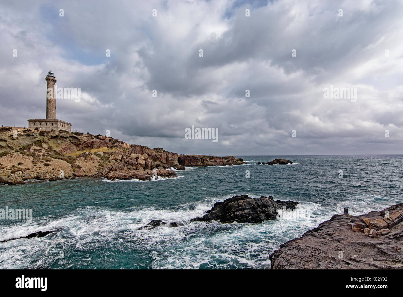 The Cabo de Palos Lighthouse is a Lighthouse located at the end of Cabo ...