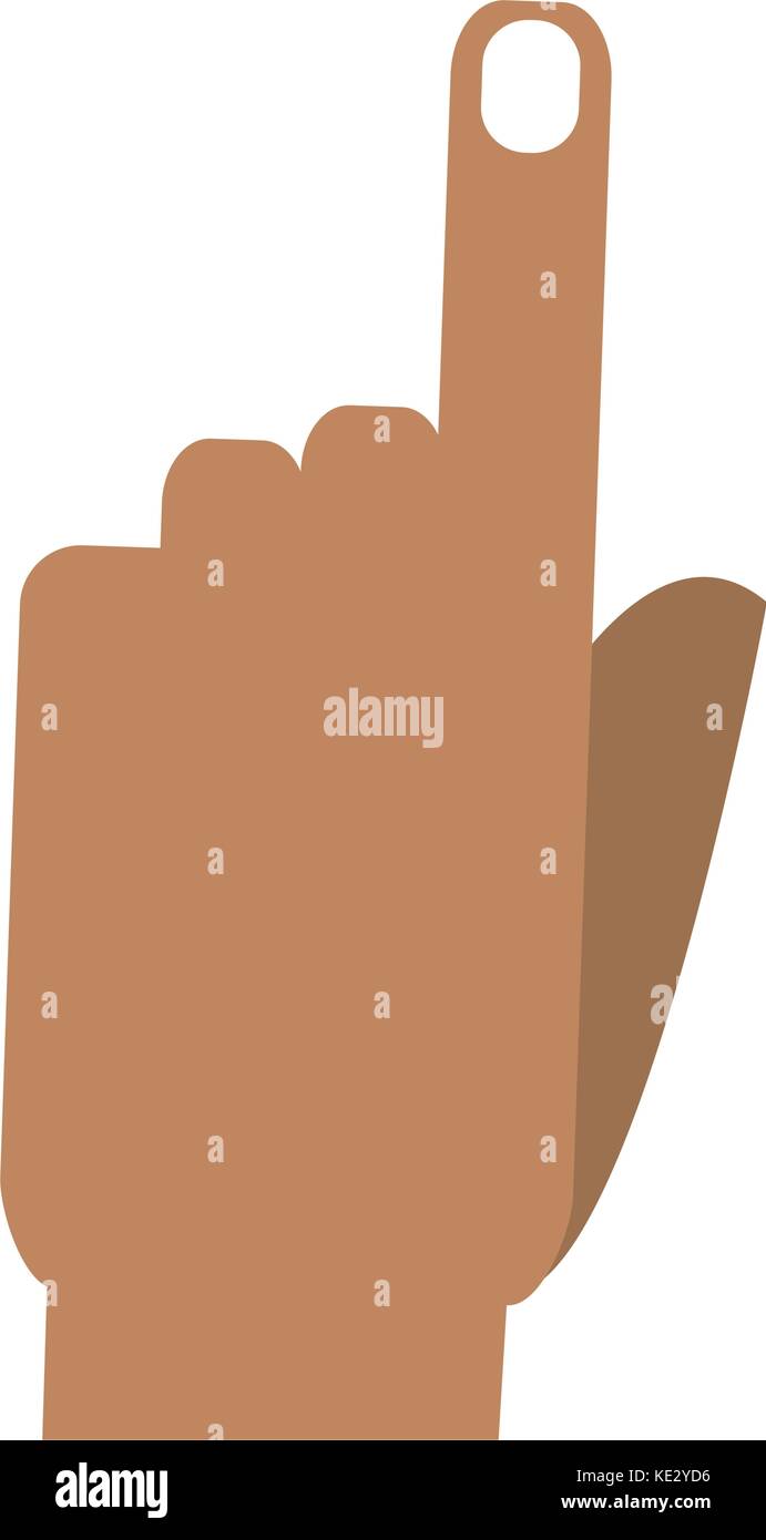 hand with index finger up icon image Stock Vector Image & Art - Alamy