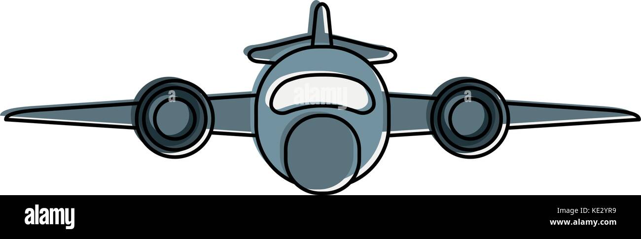 airplane frontview icon image Stock Vector Image & Art - Alamy