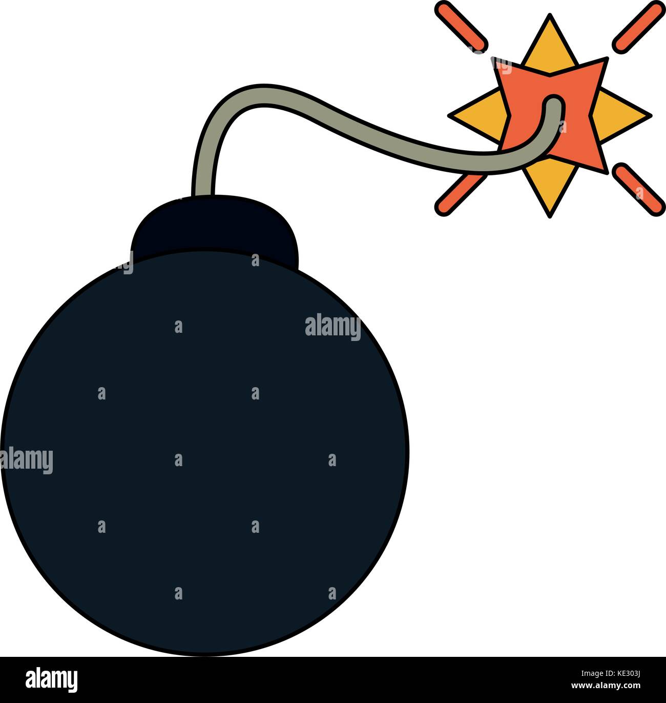 bomb cartoon icon image Stock Vector Image & Art - Alamy