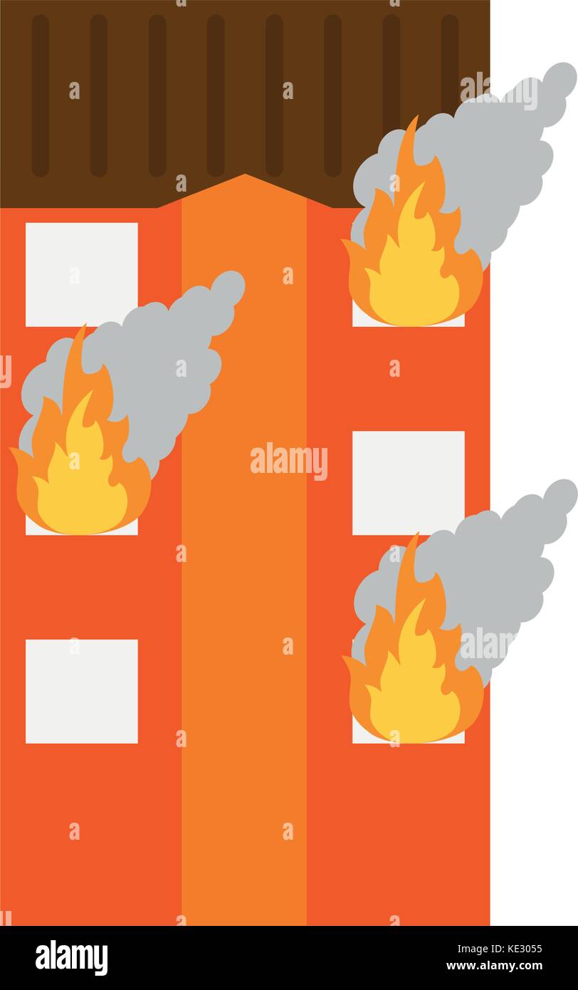 building on fire icon image Stock Vector Image & Art - Alamy