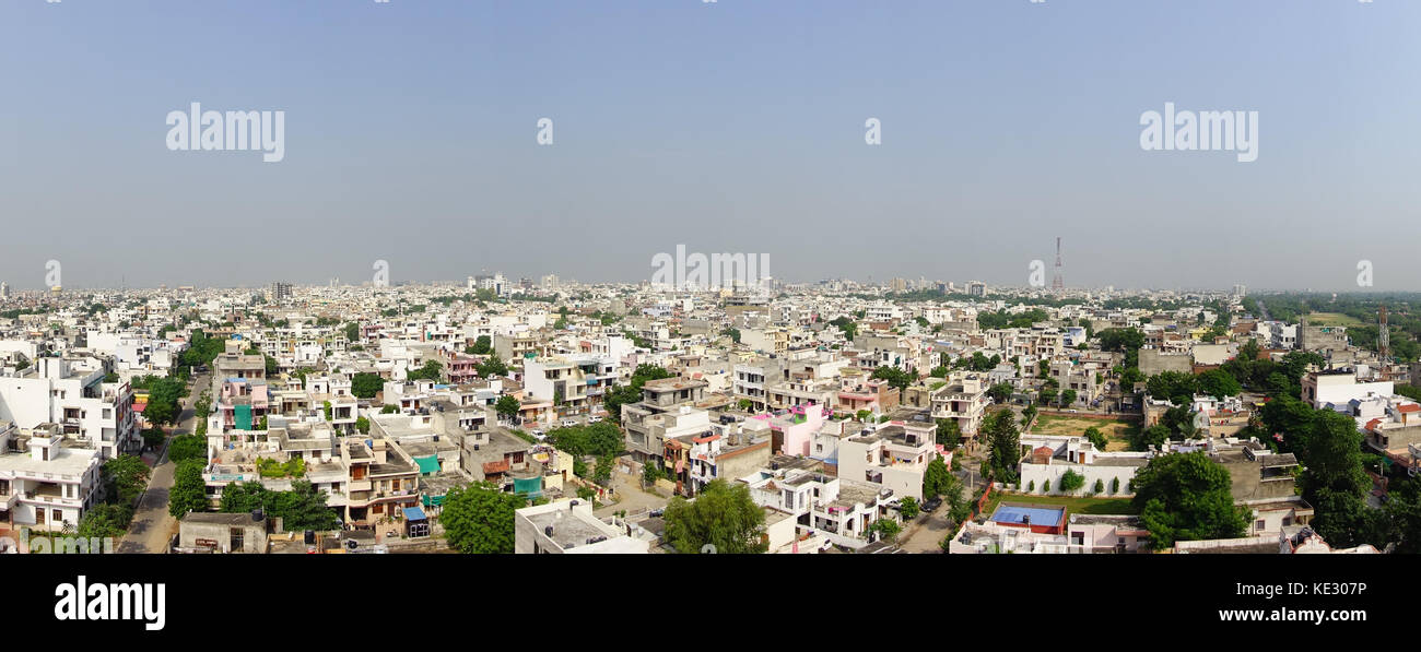 Jaipur, India - September 20, 2017: Beautiful aerial view of old ...