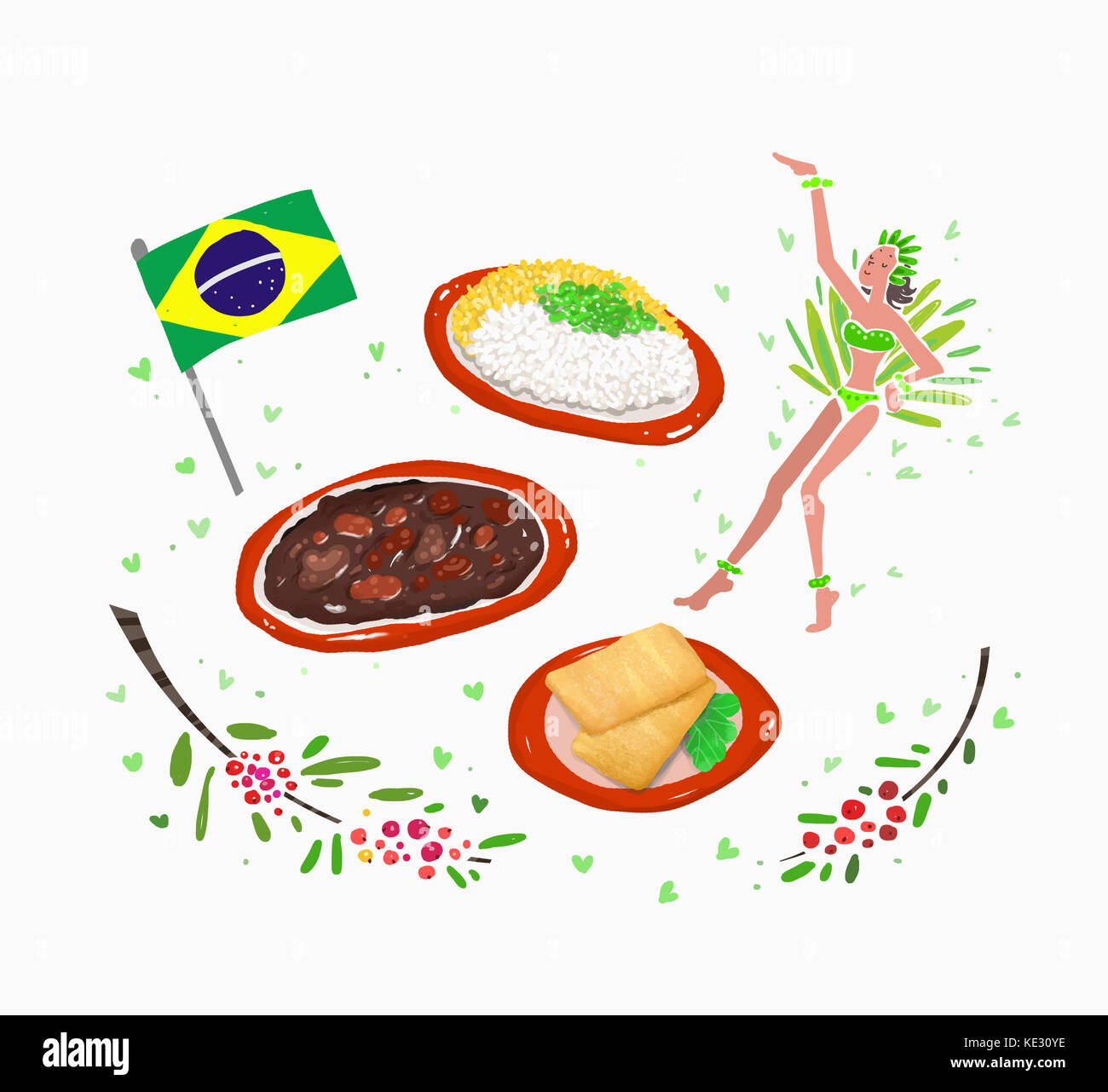 Traditional Brazilian food Stock Photo - Alamy