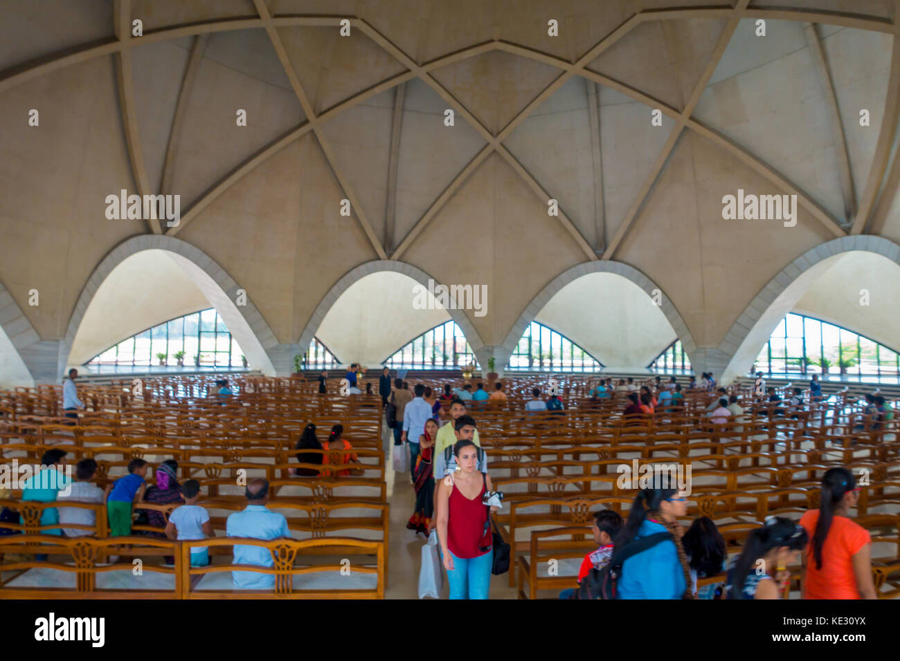 Lotus Temple Delhi Inside