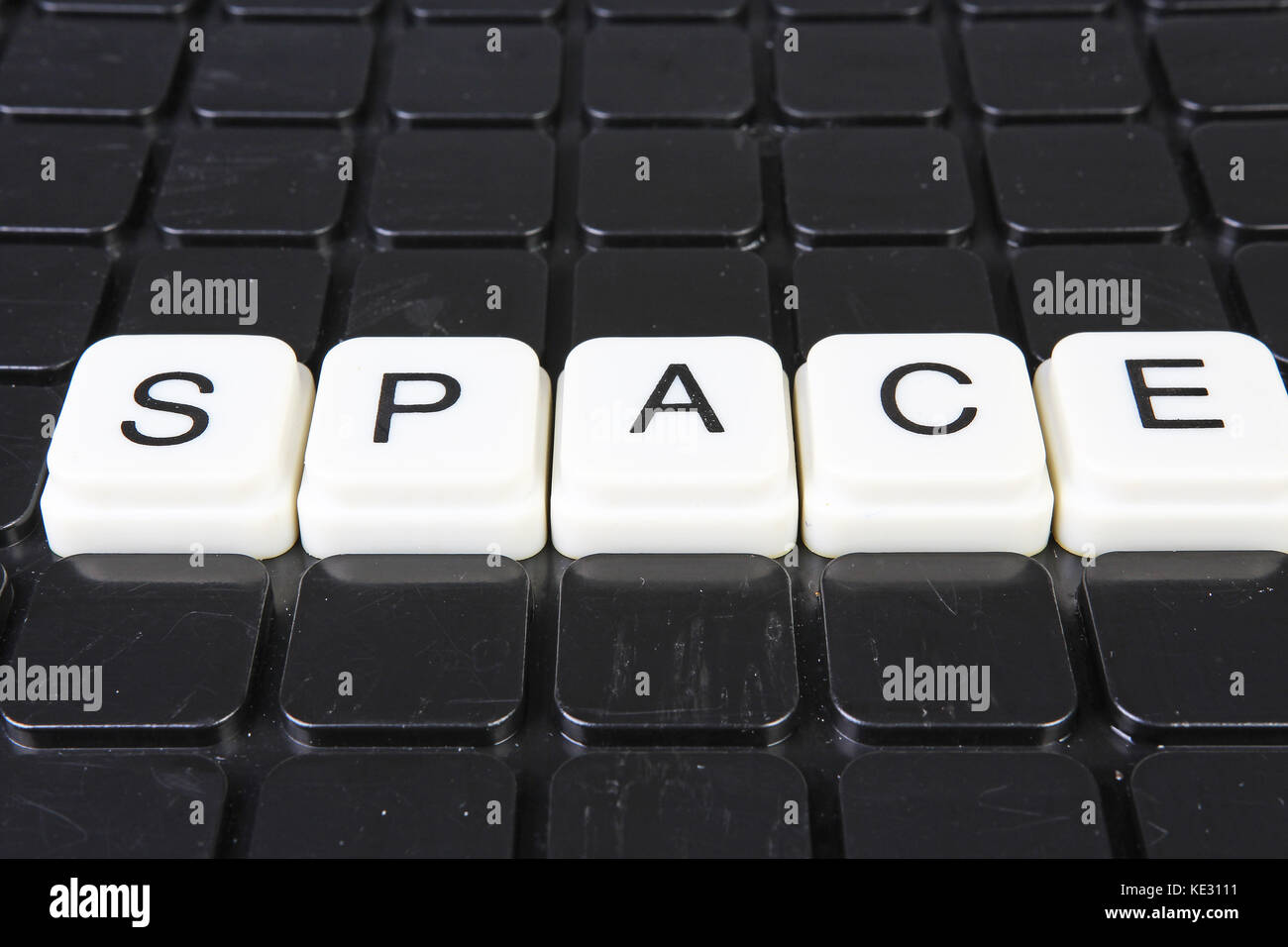 Space text word photo illustration Stock Photo - Alamy