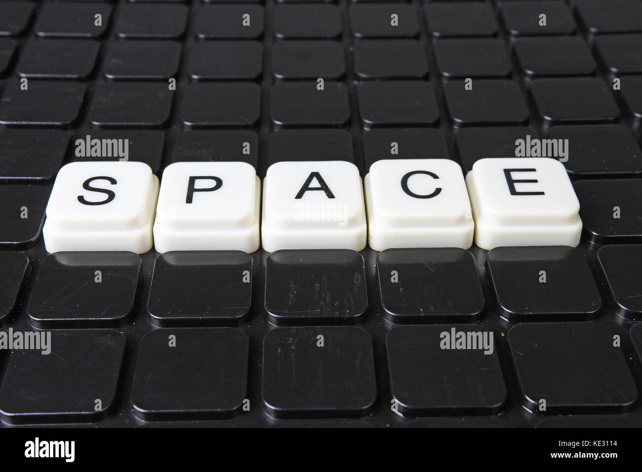 Space text word photo illustration Stock Photo - Alamy