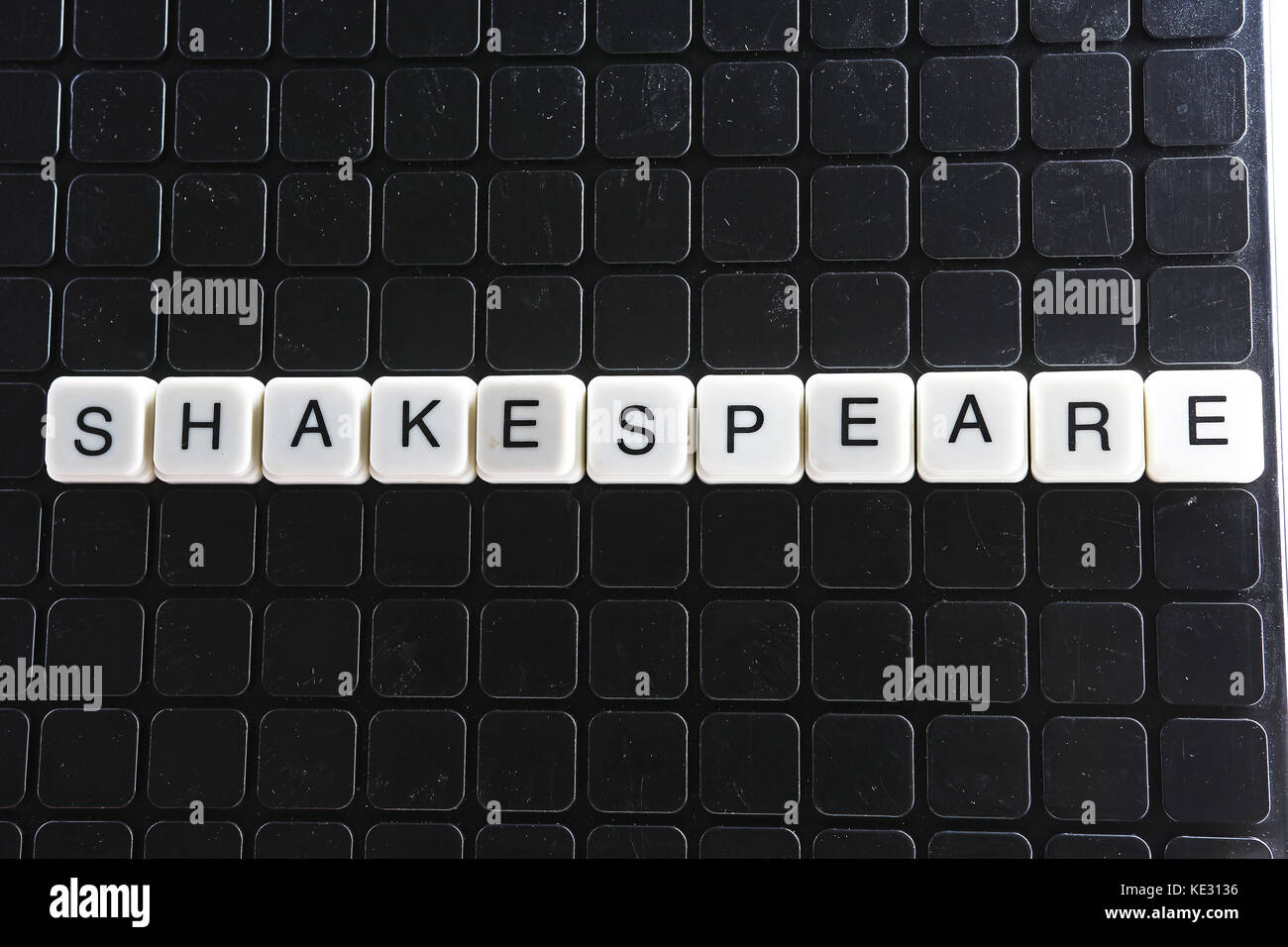 Shakespeare text word photo illustration Stock Photo - Alamy