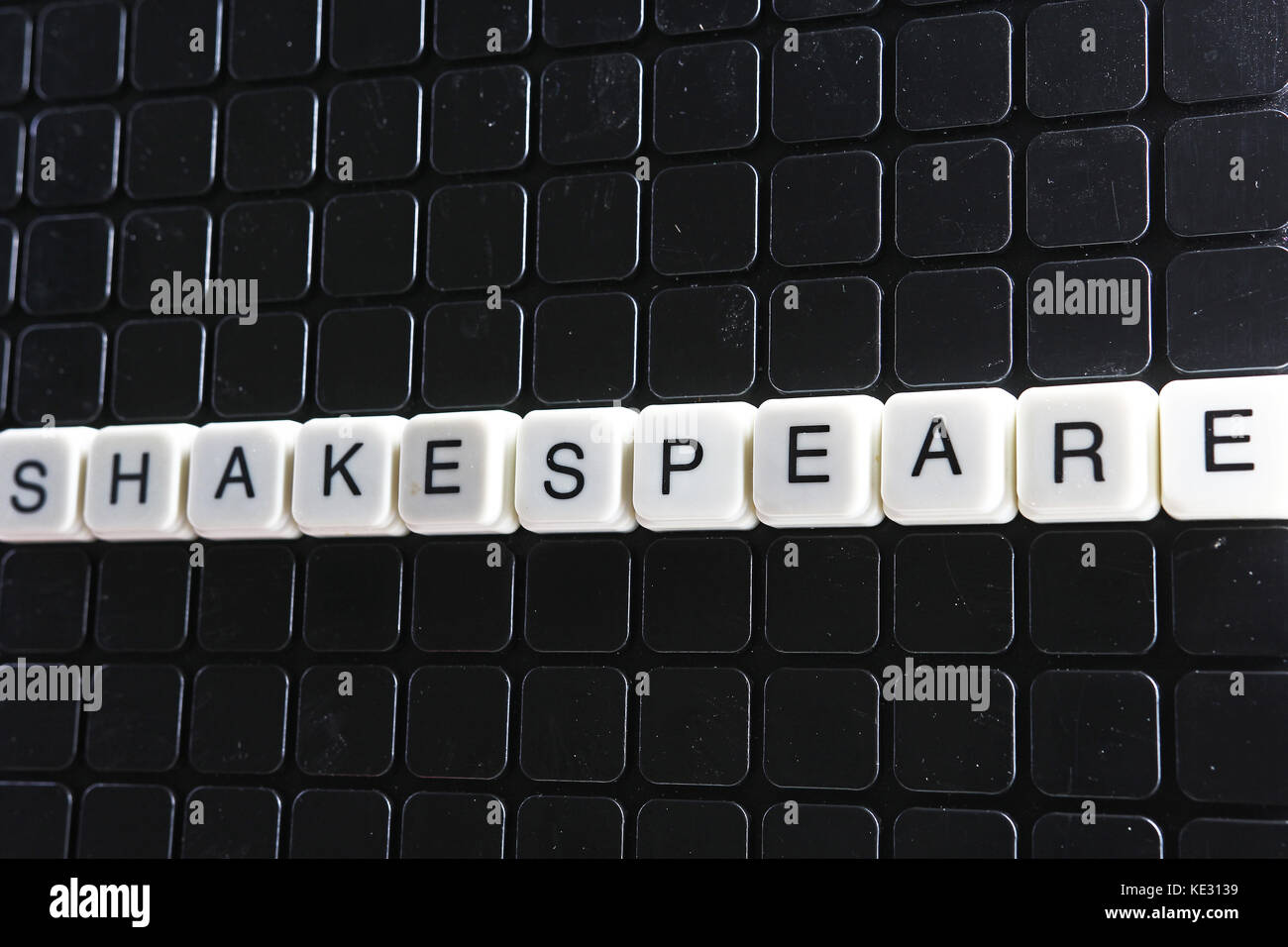 Shakespeare text word photo illustration Stock Photo - Alamy