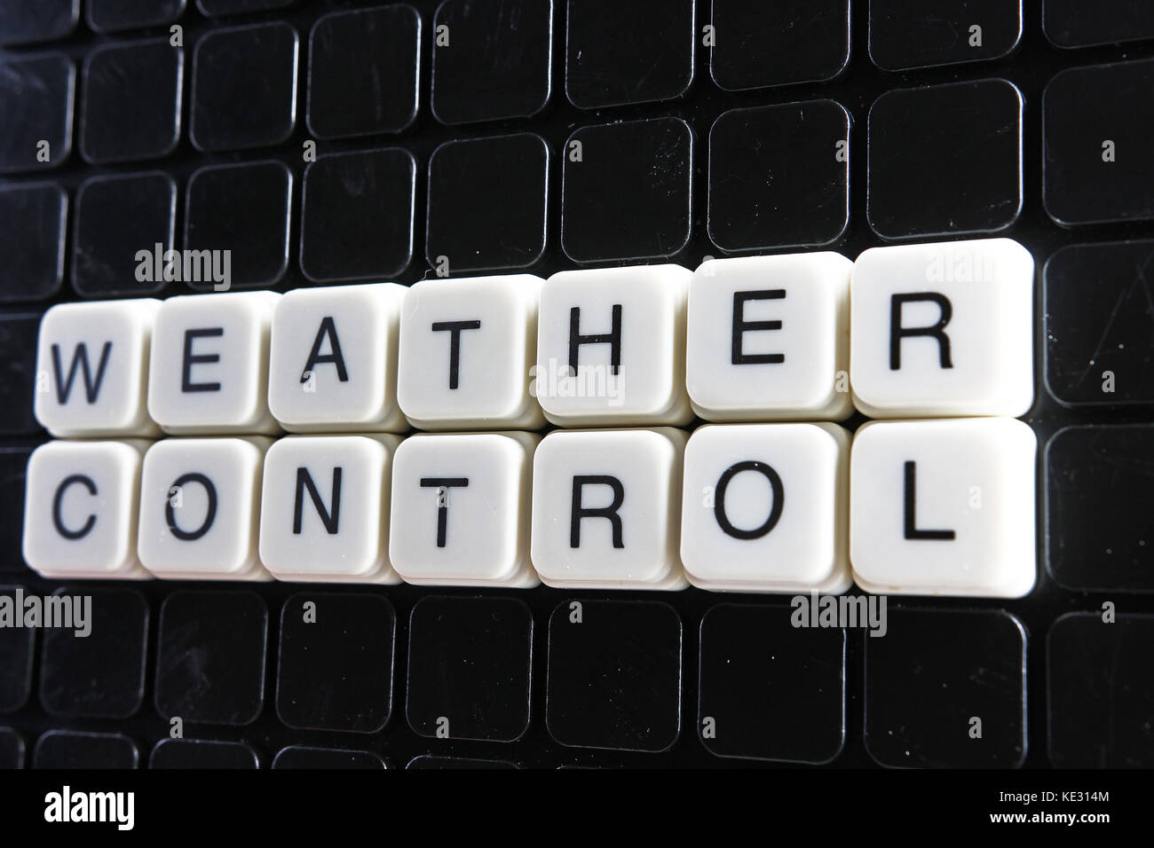 Weather control text word photo illustration Stock Photo - Alamy