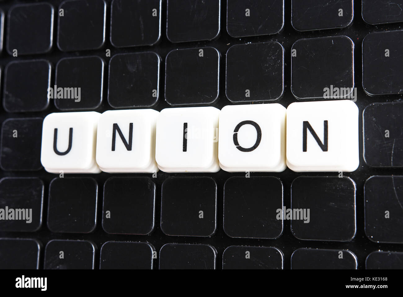 Unio Union text word photo illustration Stock Photo - Alamy