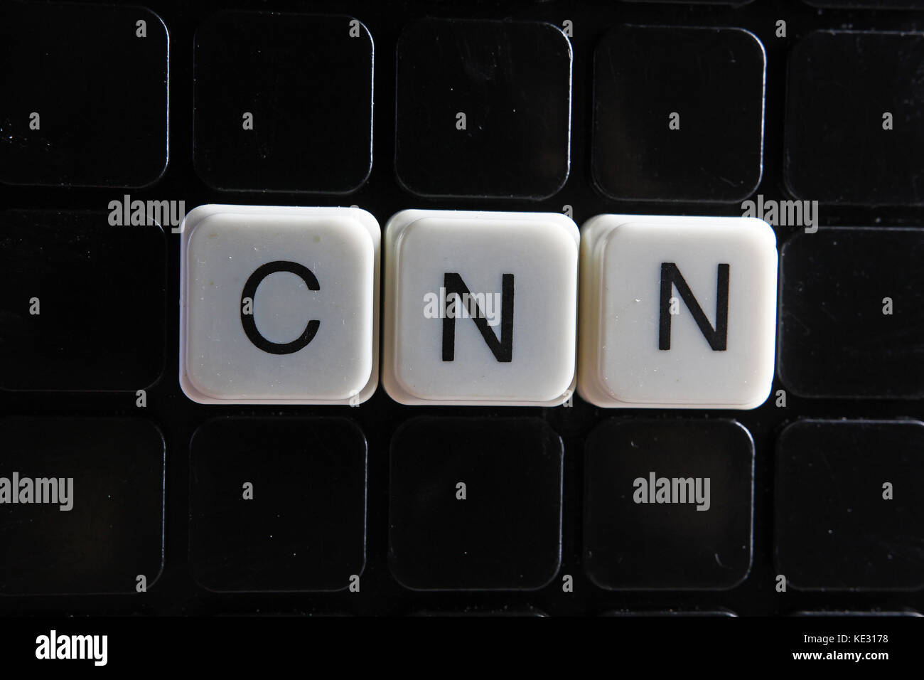 CNN text word photo illustration Stock Photo - Alamy