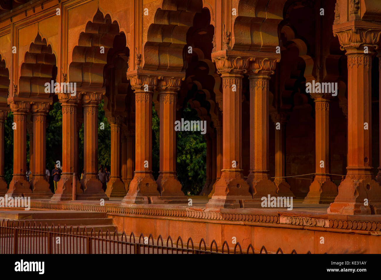 Jaipur, India - September 19, 2017: Muslim architecture detail of Diwan ...