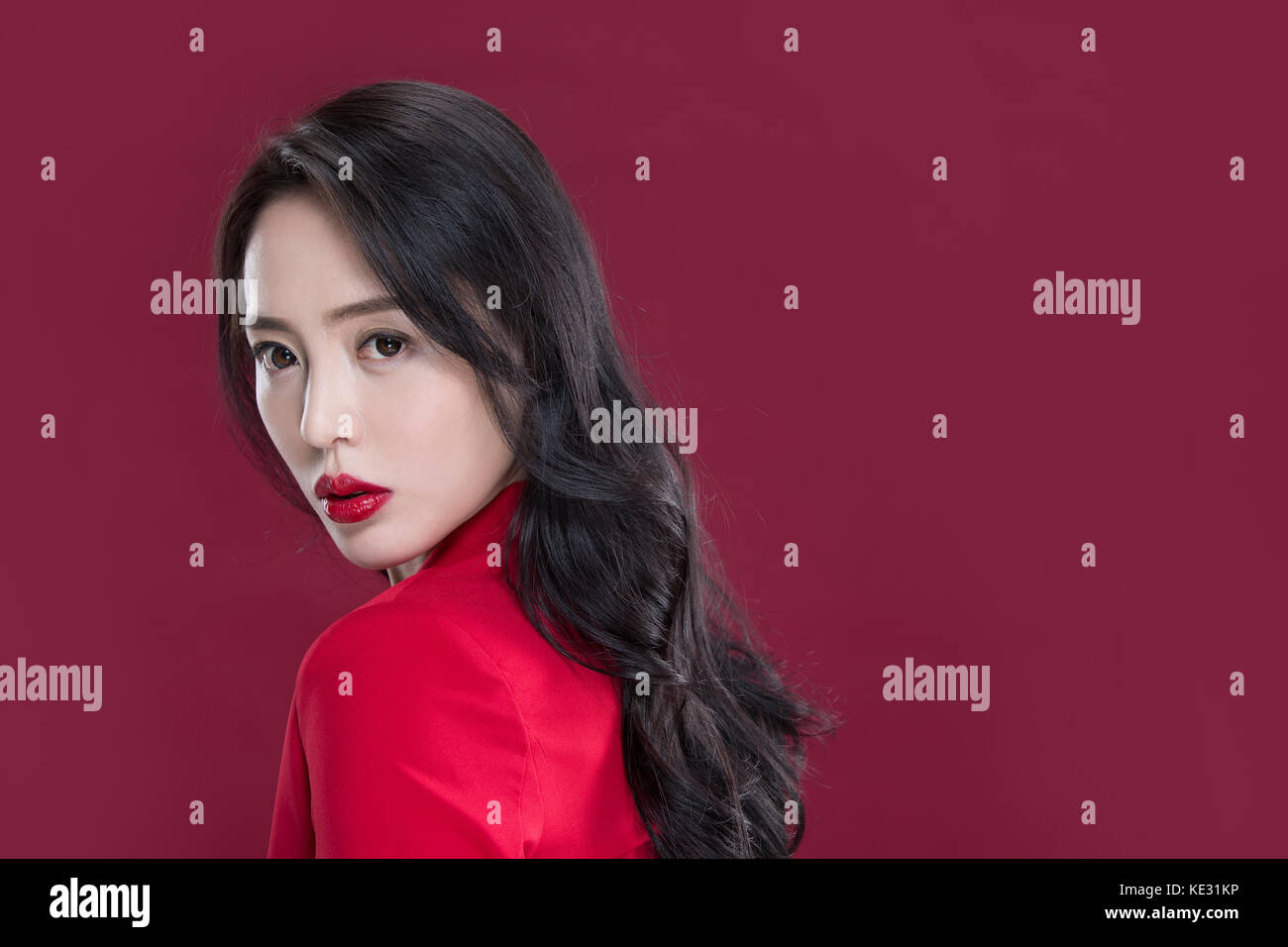 Side view beautiful red hi-res stock photography and images - Alamy