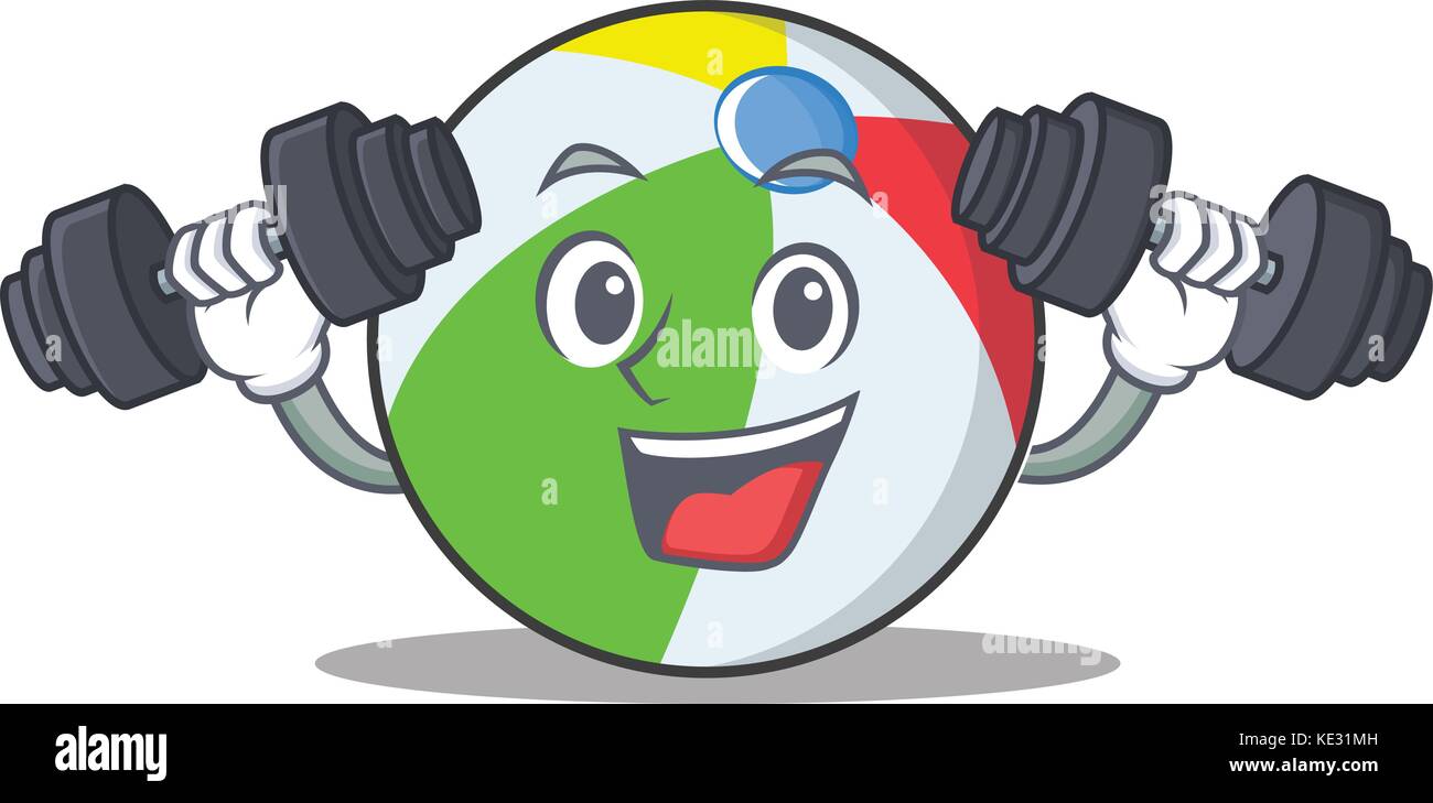 Fitness ball character cartoon style Stock Vector Image & Art - Alamy