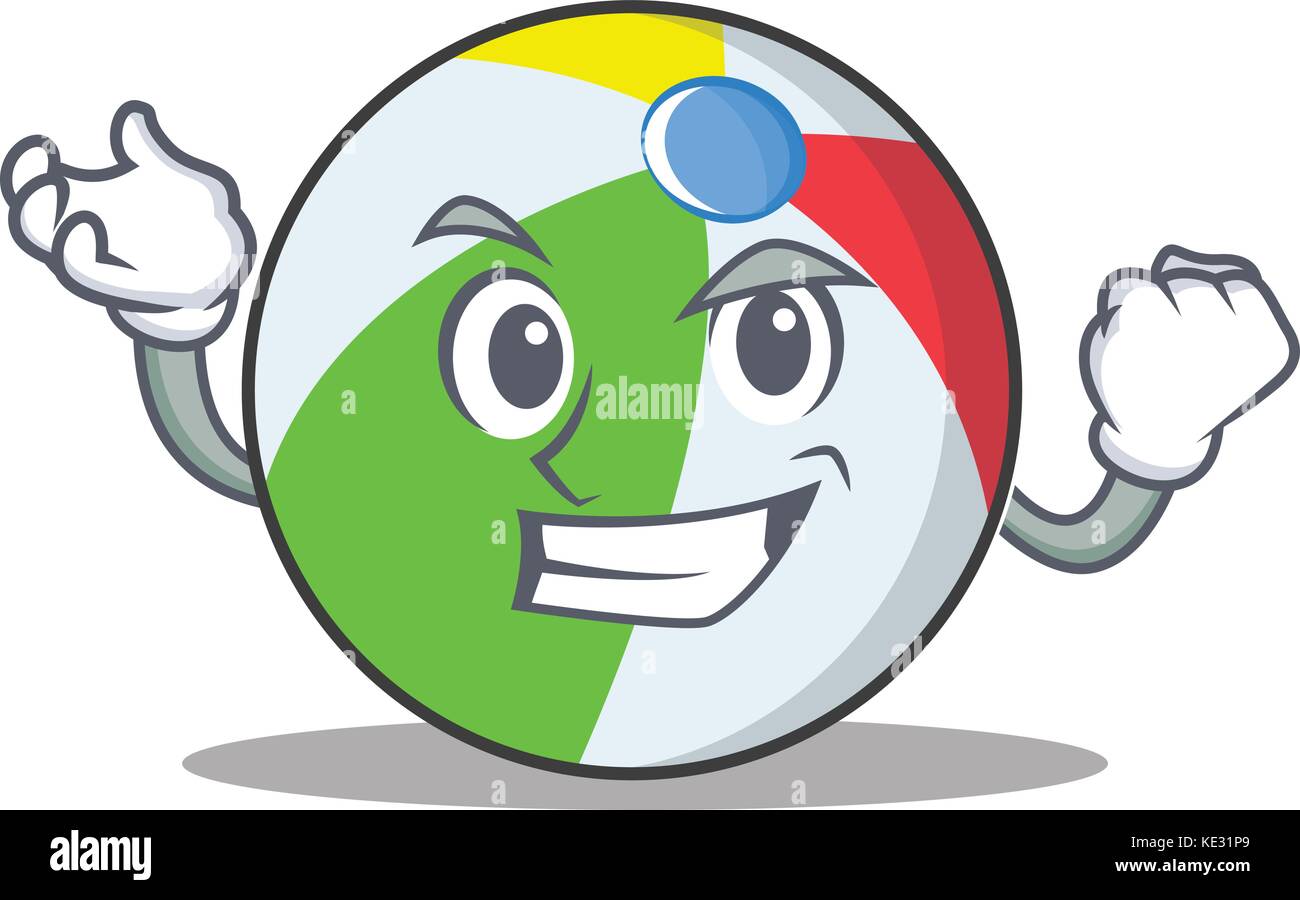 Successful ball character cartoon style Stock Vector Image & Art - Alamy