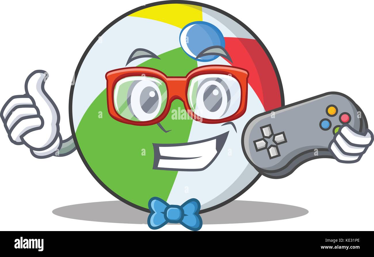 Gamer ball character cartoon style Stock Vector Image & Art - Alamy