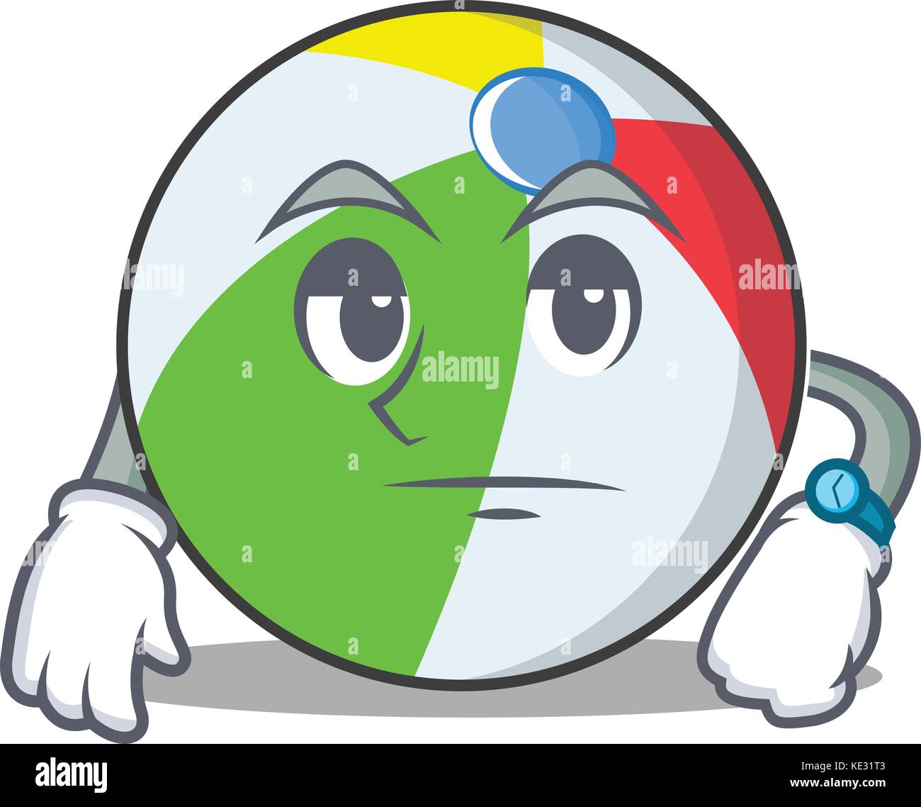 Waiting ball character cartoon style Stock Vector Image & Art - Alamy