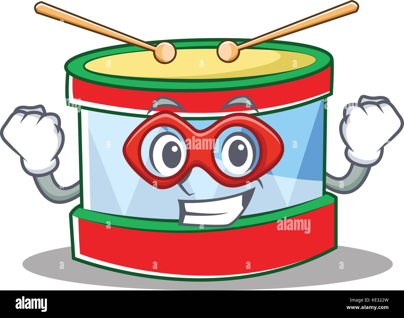 Super hero toy drum character cartoon Stock Vector Image & Art - Alamy