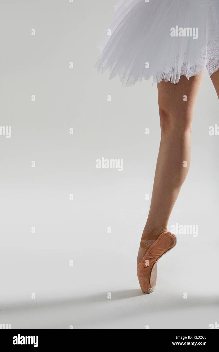 Lower body part of elegant ballerina Stock Photo - Alamy