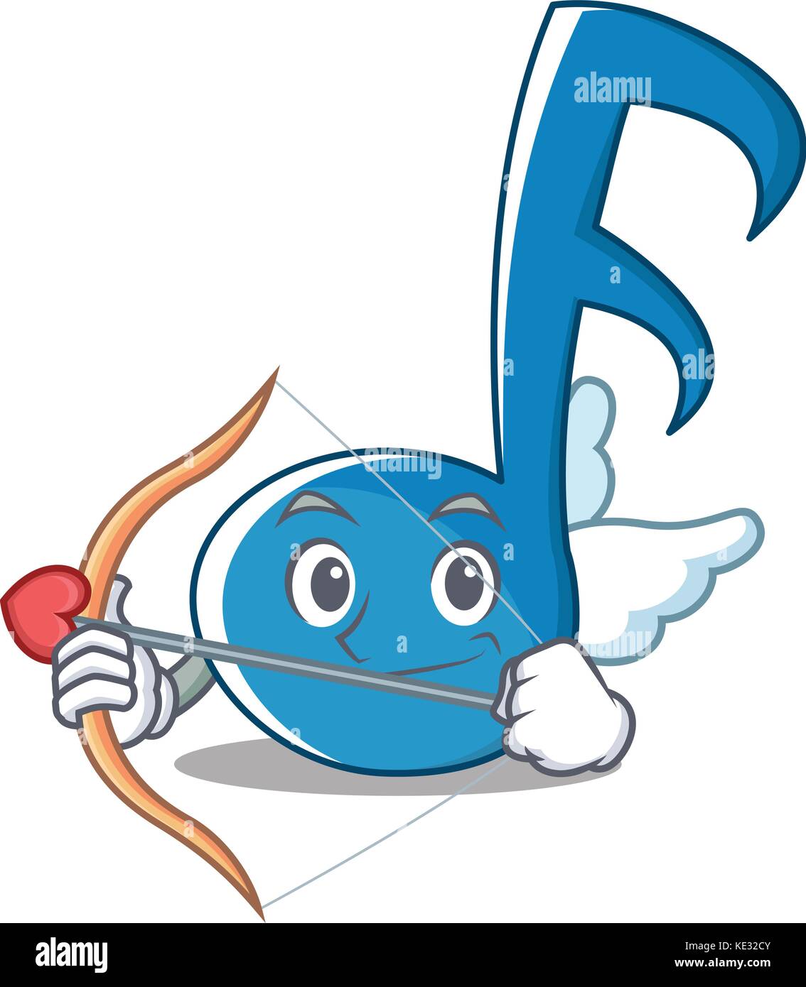 Cupid singing Stock Vector Images - Alamy