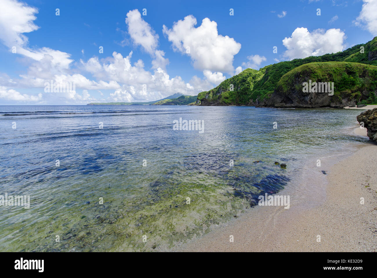 Beautiful white beach in Ivana Island, Batanes , Philippines Stock ...